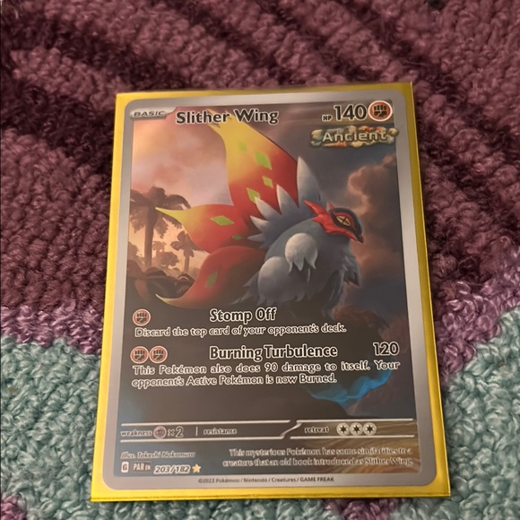 Pokemon | Toys | Pokemon Trading Card Slither Wing With Red And Green ...